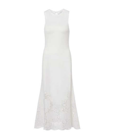 Erdem Open-knit Cotton Maxi Dress