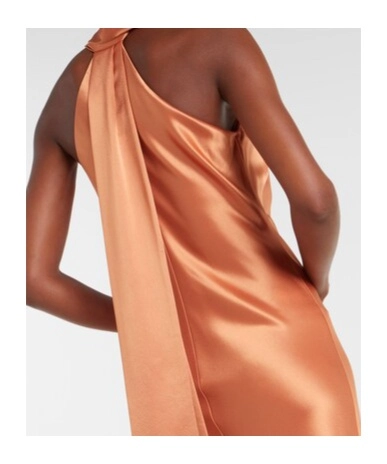 Galvan Pandora Halterneck Satin Gown