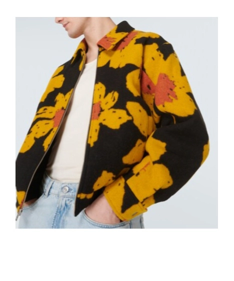 THE ELDER STATESMAN Senna Wool And Cashmere Bomber Jacket