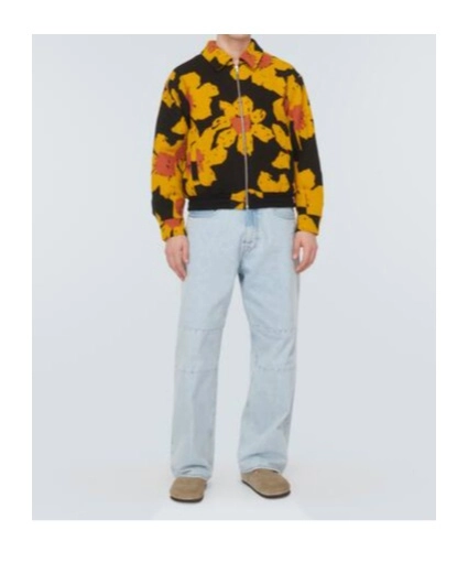 THE ELDER STATESMAN Senna Wool And Cashmere Bomber Jacket