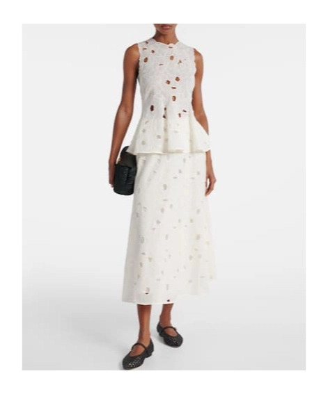 Ulla Johnson Floral Butterfly Netted Blouse