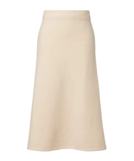 JIL SANDER Wool Midi Skirt