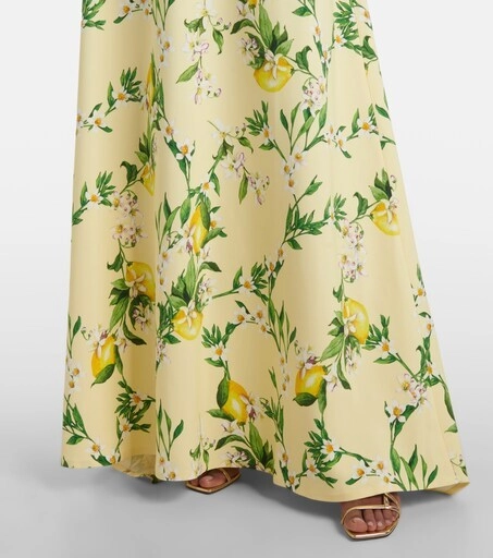 Monique Lhuillier Floral Maxi Dress