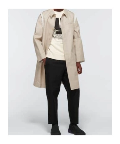 Undercover Raw-edge Mac Coat