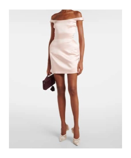 Magda Butrym Silk Satin Minidress