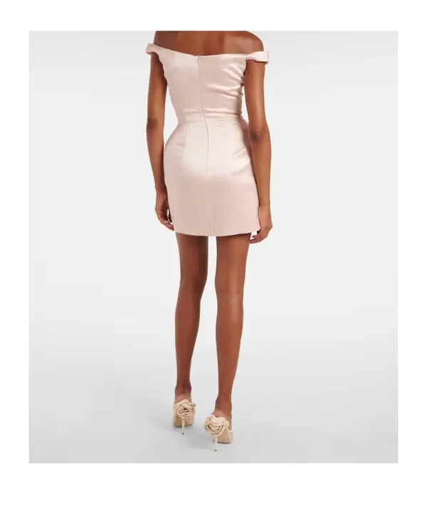 Magda Butrym Silk Satin Minidress