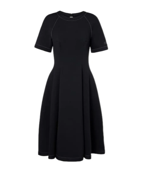 Marni Cotton-blend Jersey Midi Dress - Black