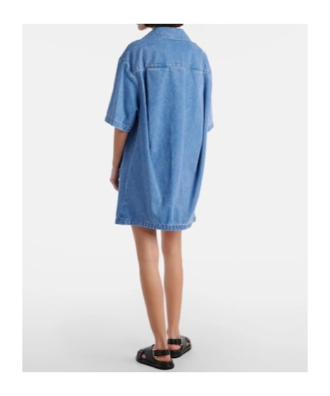 Marni Patch-applique Denim Minidress