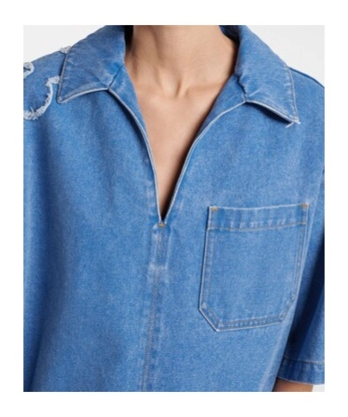 Marni Patch-applique Denim Minidress