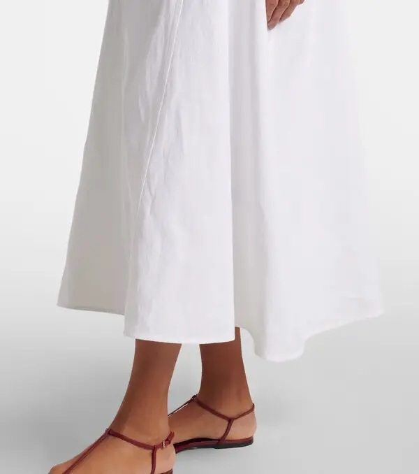 JIL SANDER Linen Midi Dress