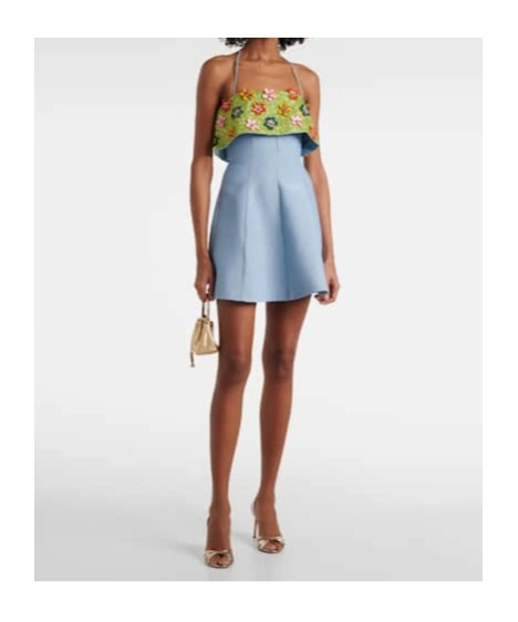 ALEMAIS Alémais Yasmine Embellished Mini Dress