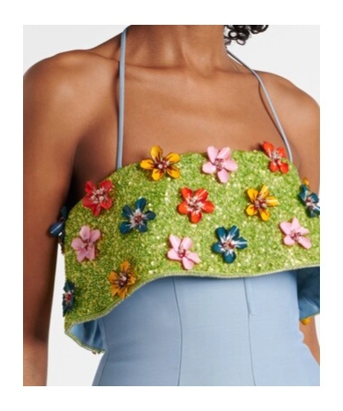 ALEMAIS Alémais Yasmine Embellished Mini Dress