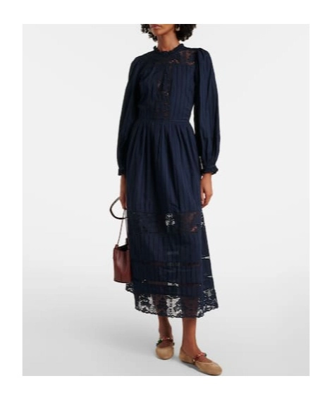 Ulla Johnson Lace Long-sleeved Dress