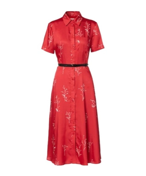 Altuzarra Kiera Printed Silk Midi Dress