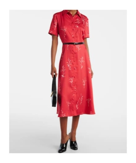 Altuzarra Kiera Printed Silk Midi Dress