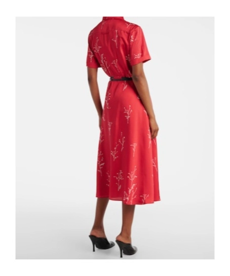 Altuzarra Kiera Printed Silk Midi Dress