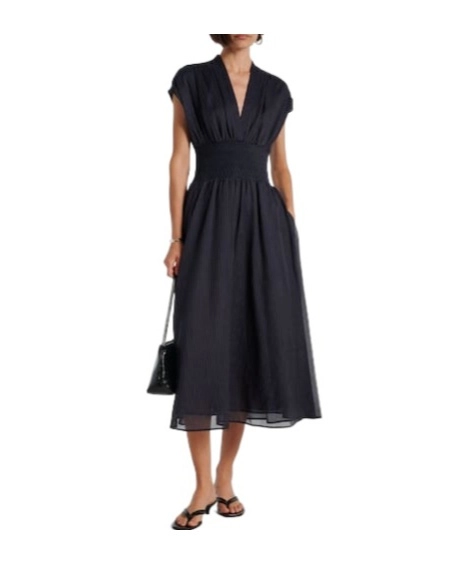 Tory Burch Striped Midi Dress