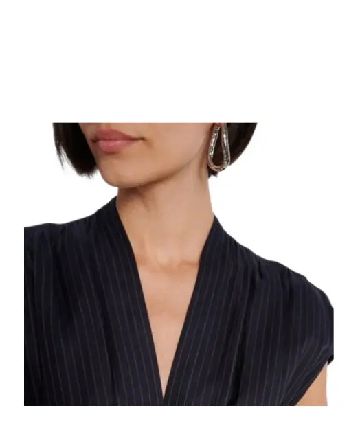 Tory Burch Striped Midi Dress