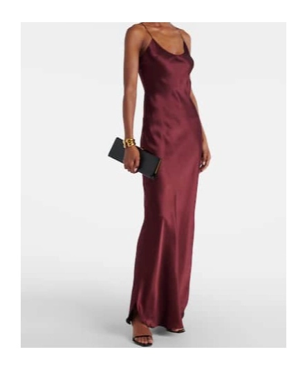 NILI LOTAN Halterneck Maxi Dress
