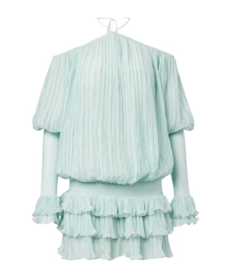 Blumarine Silk Chiffon Minidress