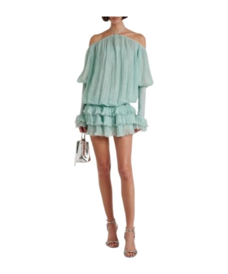 Blumarine Silk Chiffon Minidress
