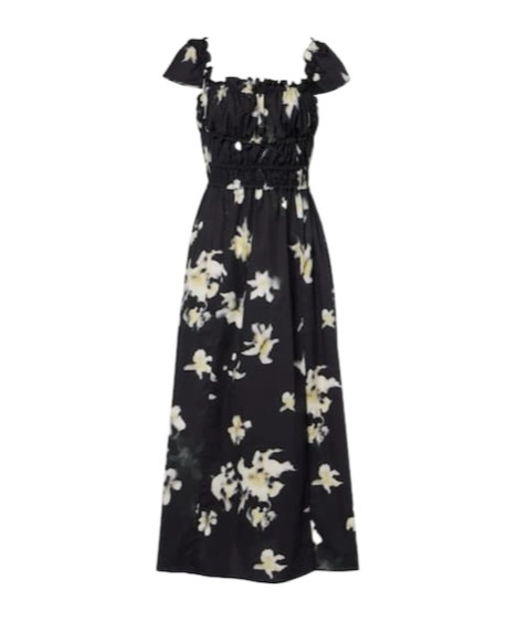Altuzarra Floral Cotton-blend Midi Dress