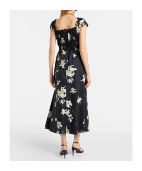 Altuzarra Floral Cotton-blend Midi Dress