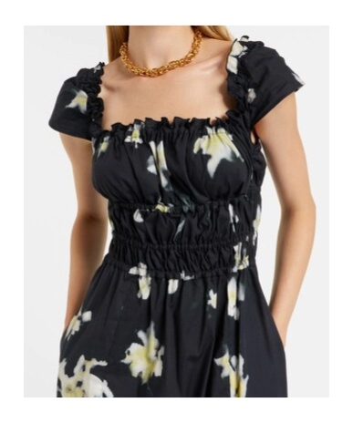 Altuzarra Floral Cotton-blend Midi Dress