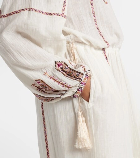 Isabel Marant Étoile Florenza Cotton Midi Skirt