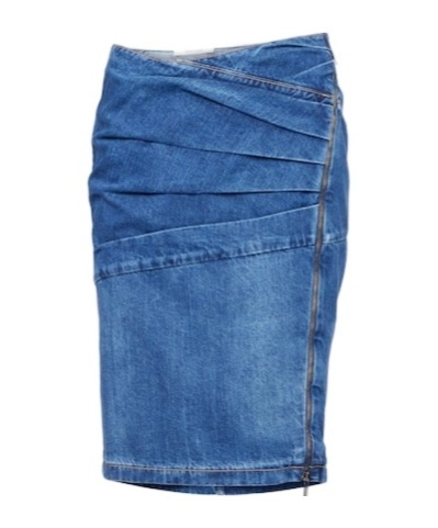 NENSI DOJAKA Denim Midi Skirt