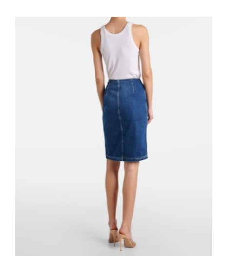 NENSI DOJAKA Denim Midi Skirt