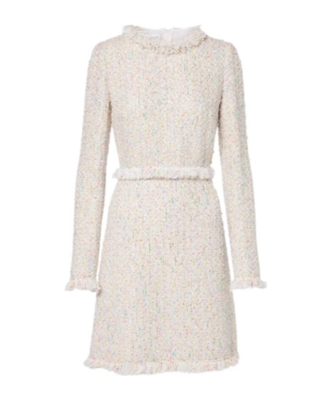 Giambattista Valli Tassel Boucle Mini Dress
