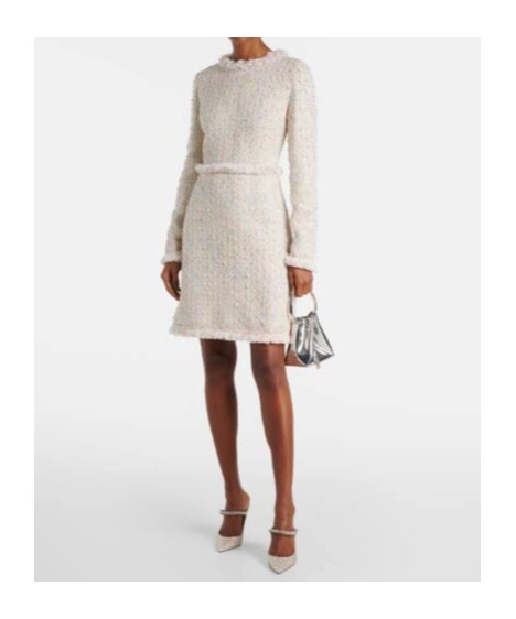 Giambattista Valli Tassel Boucle Mini Dress
