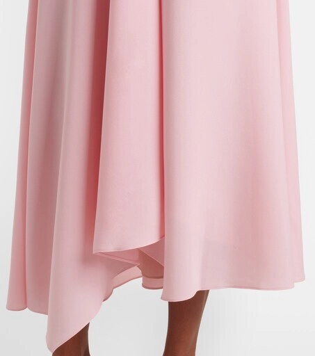 ROKSANDA Miral Asymmetric Satin Midi Dress
