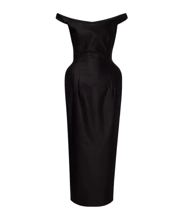 Magda Butrym Off-shoulder Cotton Bustier Dress