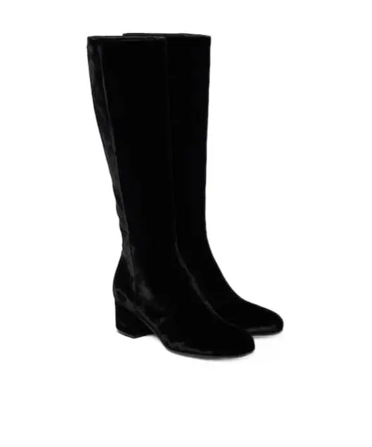 GIANVITO ROSSI Velvet Knee-high Boots