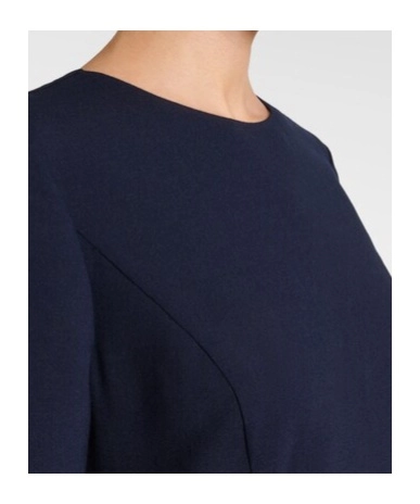 Oscar De La Renta Pleated Wool-blend Midi Dress