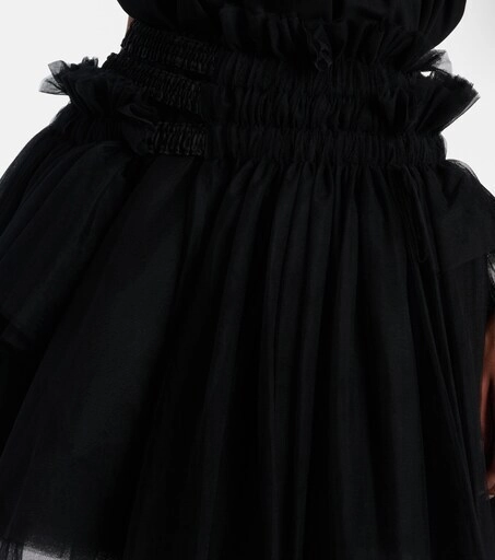 Comme Des Garçons Mesh Midi Skirt