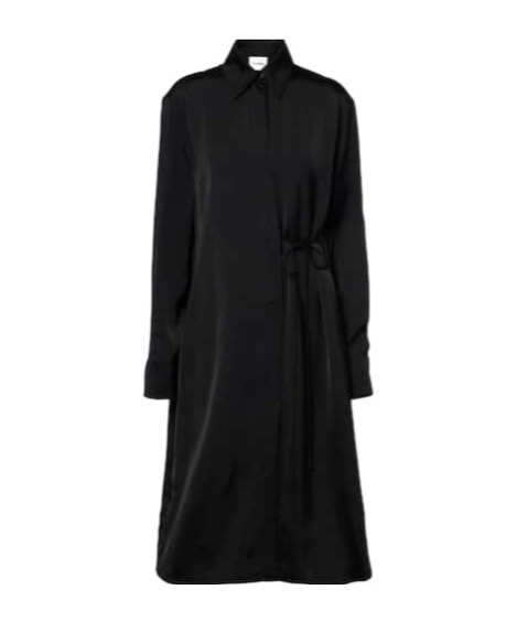 JIL SANDER Jersey Polo Dress - Black