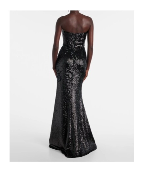 Elie Saab Sequined Strapless Sweetheart Gown