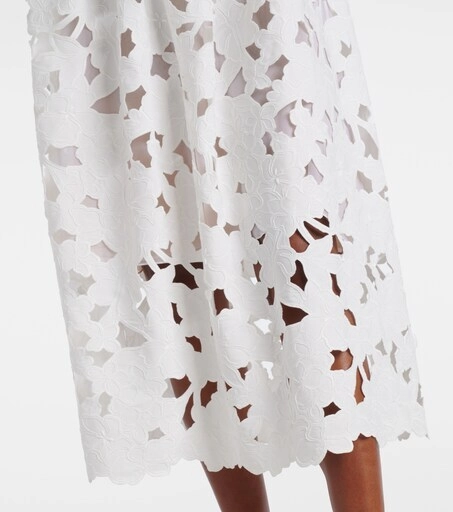 Oscar De La Renta Lace Bustier Dress