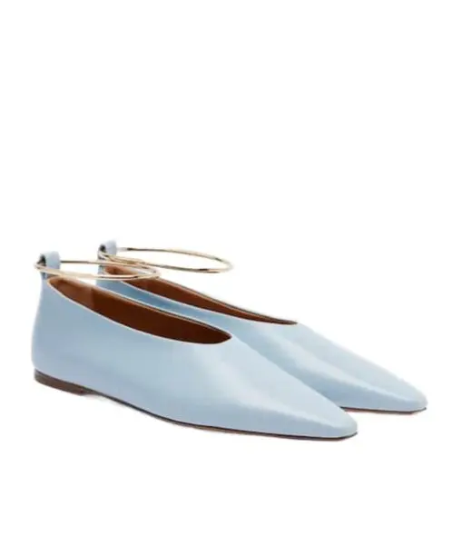 JIL SANDER Leather Ballet Flats