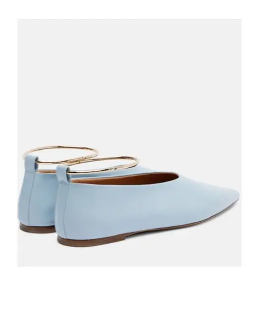 JIL SANDER Leather Ballet Flats