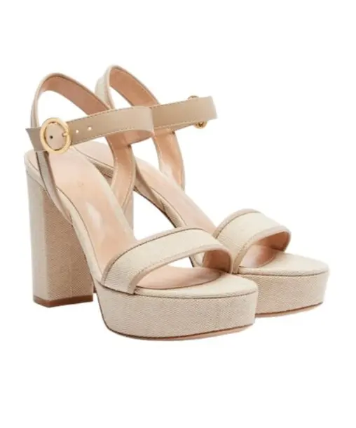 GIANVITO ROSSI Trimmed Platform Sandals