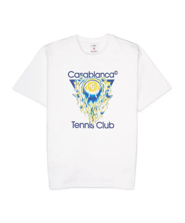 Casablanca Round-neck Printed T-shirt
