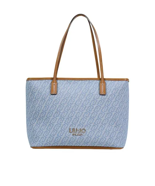 Liu Jo Jacquard Denim Tote Bag