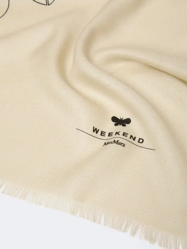 Max Mara Wool And Silk Shawl
