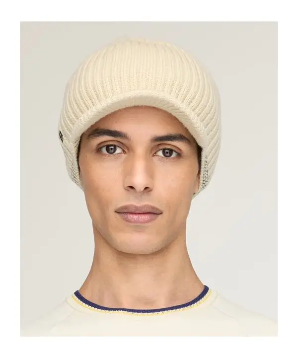 Y3 X Wales Bonner Ribbed Knit Beanie Hat