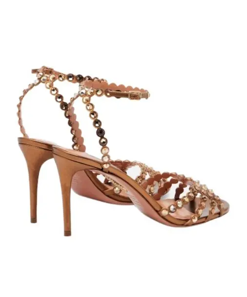 AQUAZZURA Crystal High-heeled Sandals