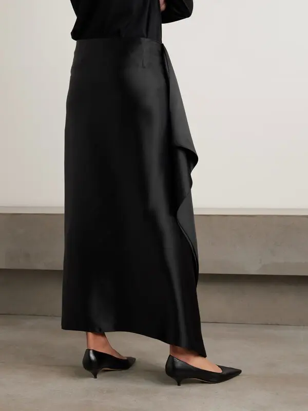 THE ROW Athalia Pleated Midi Skirt